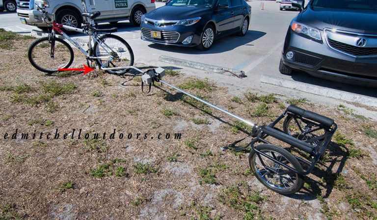 Towing a Kayak with a Bike 2 | Ed Mitchell Outdoors